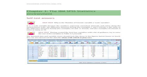 chapter 3 the ibm spss statistics environment · chapter 3 the ibm