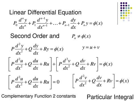 Ordinary Differential Equations - ppt download