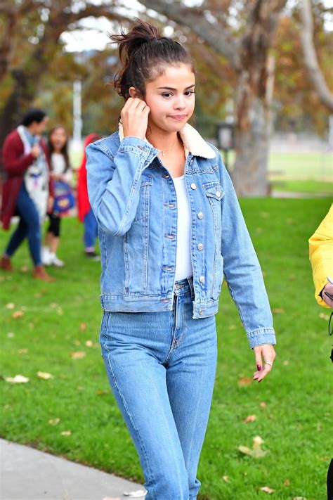 Selena Gomez In Jeans At A Park In Burbank 11022017 Hawtcelebs