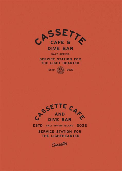Cassette Cafe Dive Bar — Wick Design Co