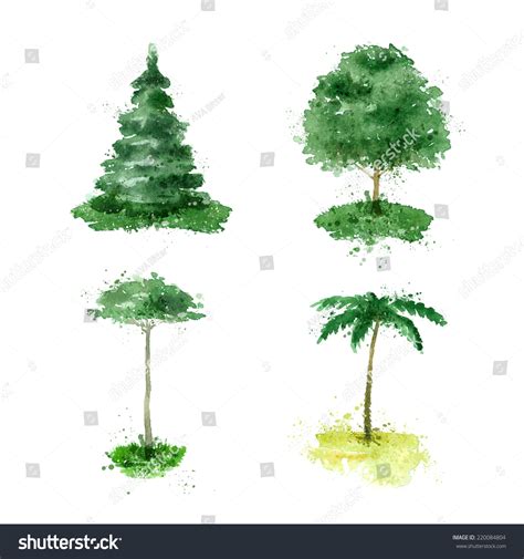Tree Vector Format Stock Vector Royalty Free 220084804