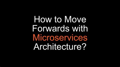Microservices Architecture Introduction Ppt