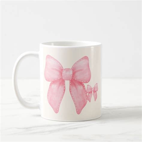 Coquette Bow Coffee Mug Flirtatious Sips