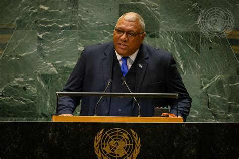 Remarks Fiji President Katonivere Addresses 79th Session Of Unga