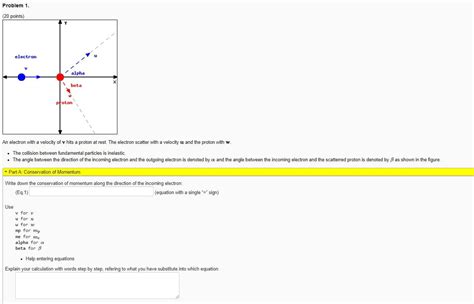 Solved Problem Points Y Electron Alpha Beta Proton Chegg Com