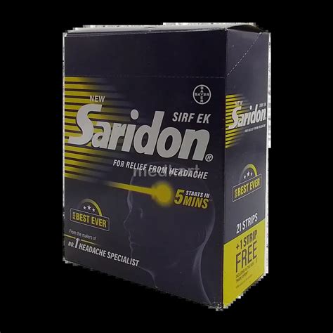 Saridon Tablet 10s Price Uses Side Effects And Substitutes Medkart
