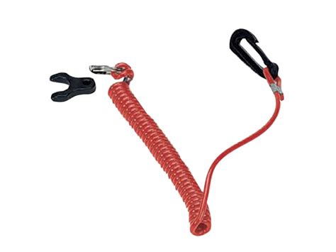 Kill Switch Key With Coil Lanyard Mercury Tohatsu