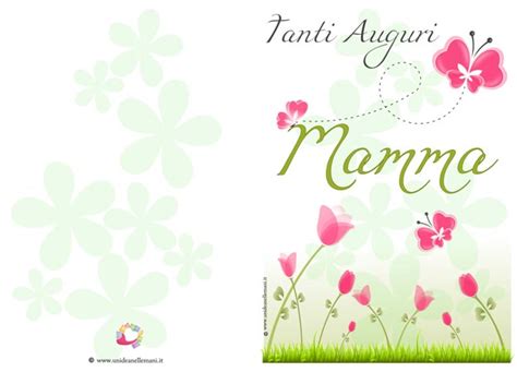 Biglietti Di Auguri Da Stampare Per La Festa Della Mamma