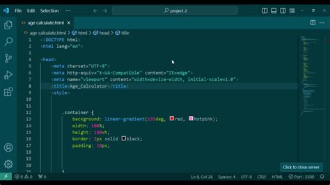 Avsesh Shakya On Linkedin Create A Web Based Age Calculator Using Html