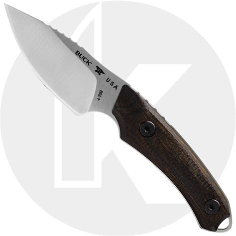 Buck Alpha Scout 662was Fixed Blade Knife S35vn Drop Point Walnut