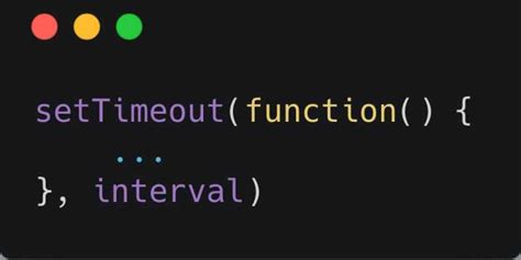 SetTimeout Any Drawback DEV Community