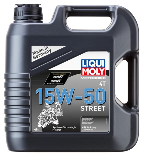 LIQUI MOLY LIQUI MOLY MOTORBIKE 4T 15W-50 STREET, 4 LITER