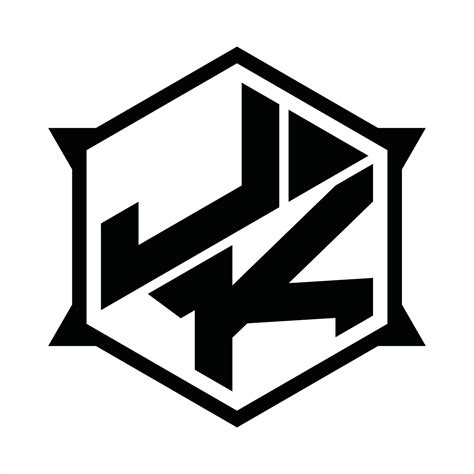 Jk Logo Monogram Design Template 16570614 Vector Art At Vecteezy