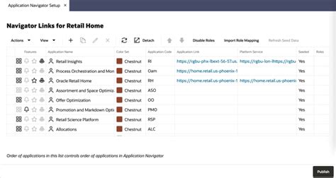 Application Navigator Setup