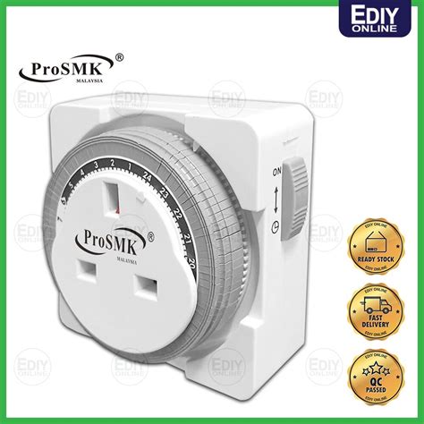 sirim timer switch socket 24 hours analog programme programmable 3 pin