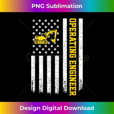 Operating Engineer American Usa Flag Urban Sublimation Png Inspire Uplift