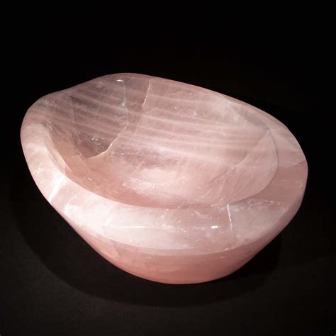 Large Rose Quartz Bowl 115 For Sale At 1stdibs
