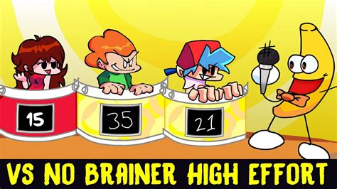 Friday Night Funkin': VS No Brainer High Effort Full Week [FNF Mod/HARD] - YouTube