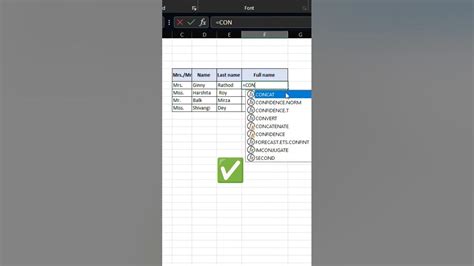 full name formula in excel tips and tricks for excel excel exceltips