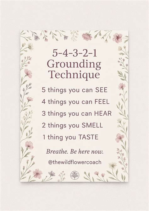 Grounding Exercise — Wildflower Lifestyle Coaching