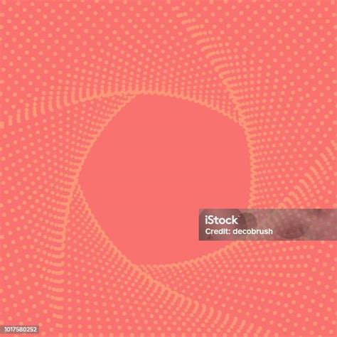 산호 배경 복숭아 배경 핑크의 트렌디한 그늘 국방부 배경 텍스트 장소 하프톤 기하학적 구조를 추상화 합니다 벡터 일러스트 레이 션 0명에 대한 스톡 벡터 아트 및 기타