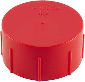 Jp Caplugs Cd 6 Cdシリーズ フレアjic継手用プラスチックスレッドキャップ200個パック、レッド