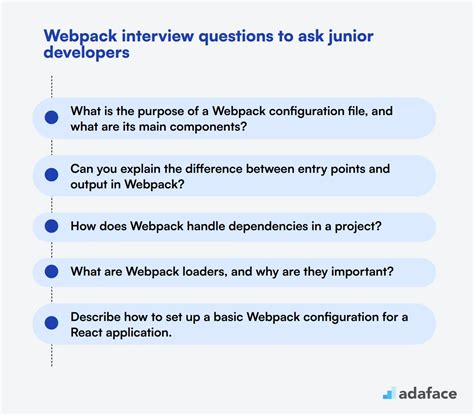 45 Webpack Interview Questions Adaface