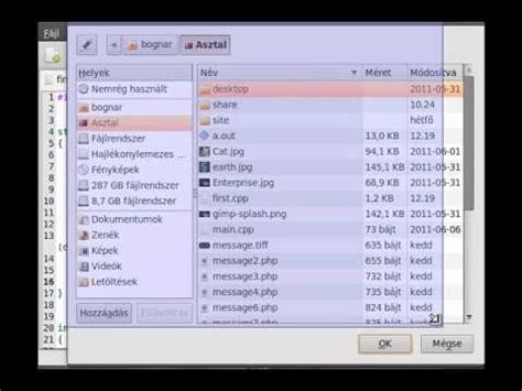 GTK Tutorial 16 File Chooser Dialog YouTube