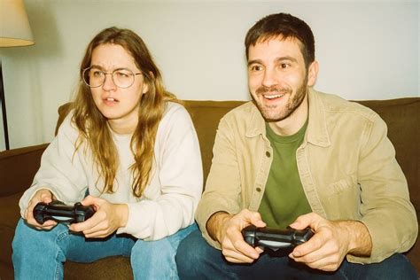 Couple Gaming Fun Together Free Photo Rawpixel