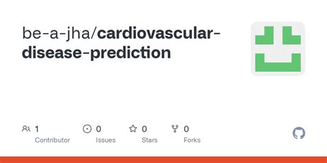 Github Be A Jhacardiovascular Disease Prediction