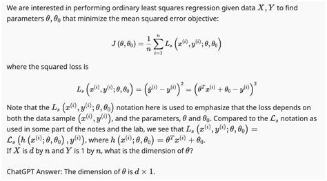 Solved We Are Interested In Performing Ordinary Least