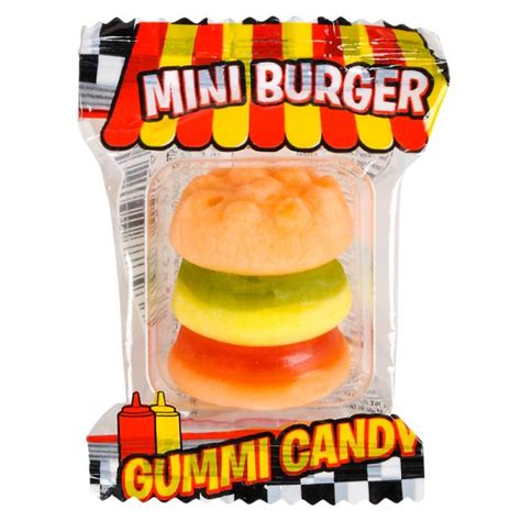Gummi Burger Candy 40ct The Stuff Shop
