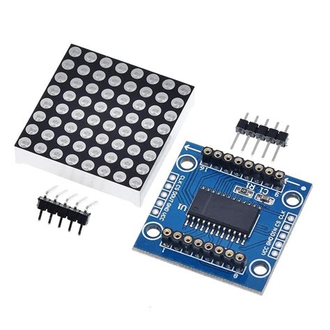 youmile 2pack 8×8 dot matrix single green light mcu control led display