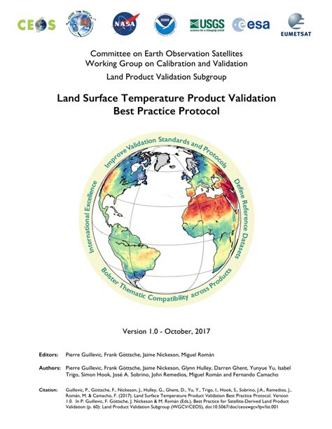 Pdf Ceos Wgcv Land Product Validation Subgroup Land Surface