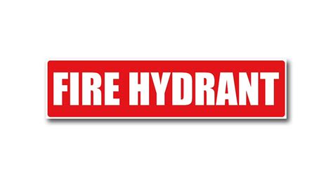 Fireboxself Adhesive Pvc Fire Hydrant Location Label By Firebox Australia