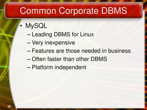 Database Management Systems Ppt Download