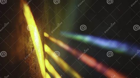 Understanding The Diffraction Of Light With Vibrant Colors Radiating
