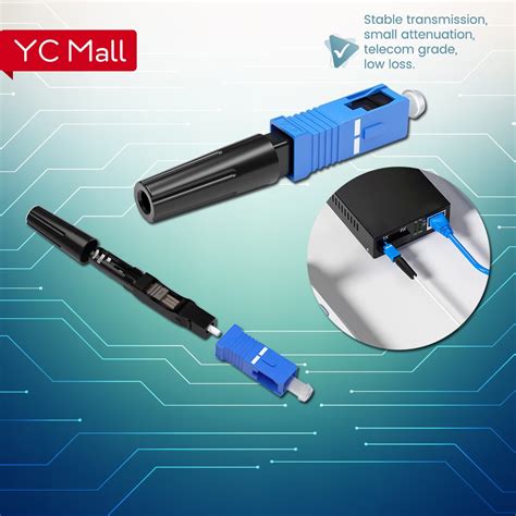 Fiber Singlemode SC UPC Screw Type Fast Connector 1 Unit Shopee Malaysia