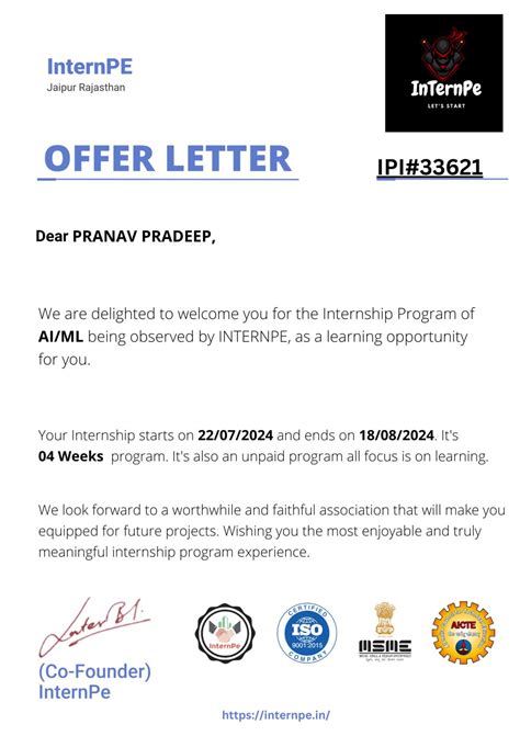 Pranav Pradeep On Linkedin Internpe Aiml Coding