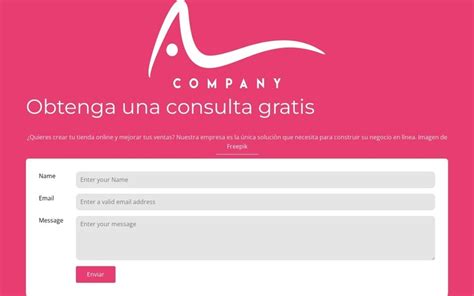 Formulario De Contacto Con Logo Plantilla Css Por Nicepage