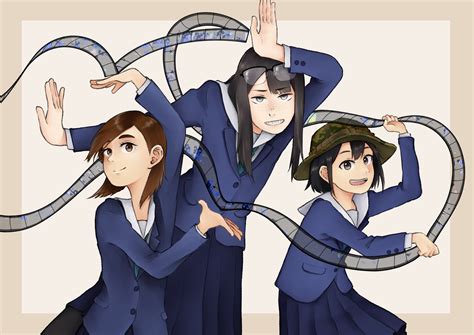 Kanamori Sayaka Asakusa Midori And Mizusaki Tsubame Eizouken Ni Wa