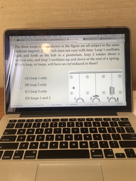 solved the three loops of wire shown in the figure are all
