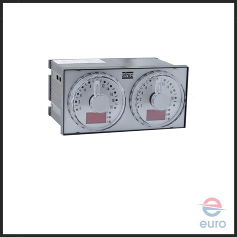 Sitec Double Timer 2 Graduated Dials From 0 To 20 Minutes 24 Vacdc