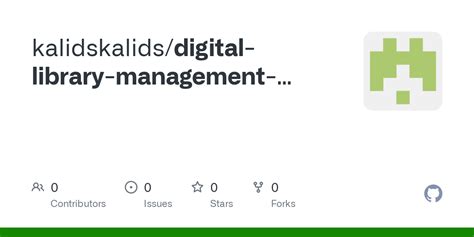 GitHub Kalidskalids Digital Library Management System Asp Net Mvc
