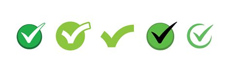 표시 아이콘을 확인합니다 녹색 체크리스트 틱 기호 승인되고 긍정적 인 상징 고름에 대한 스톡 벡터 아트 및 기타 이미지 고름 긍정적인 감정 표현 모양 Istock