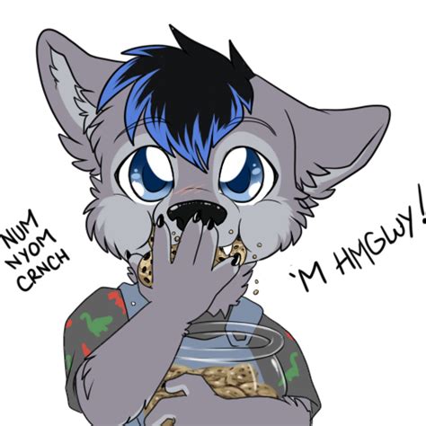 Thunder The Wusky Tg Stickers Commission By Lobadelaluna