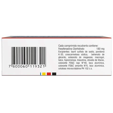 Alexia Forte Fexofenadina 180 Mg 30 Comprimidos