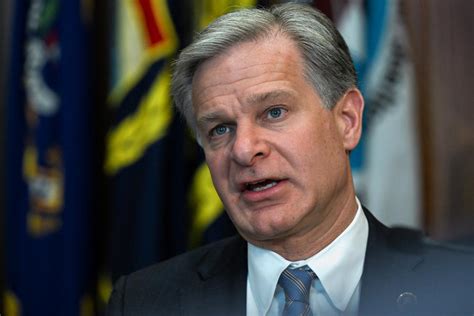 Us Fbi Director Chris Wray To Resign Following Trump Nomination Of Kash
