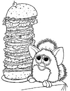 Furby Connect Coloring Pages 2025