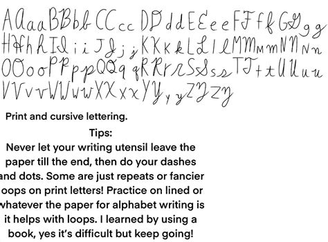 Cursive Tutorial Kinda Alphabet Writing Improve Handwriting Cursive Letters